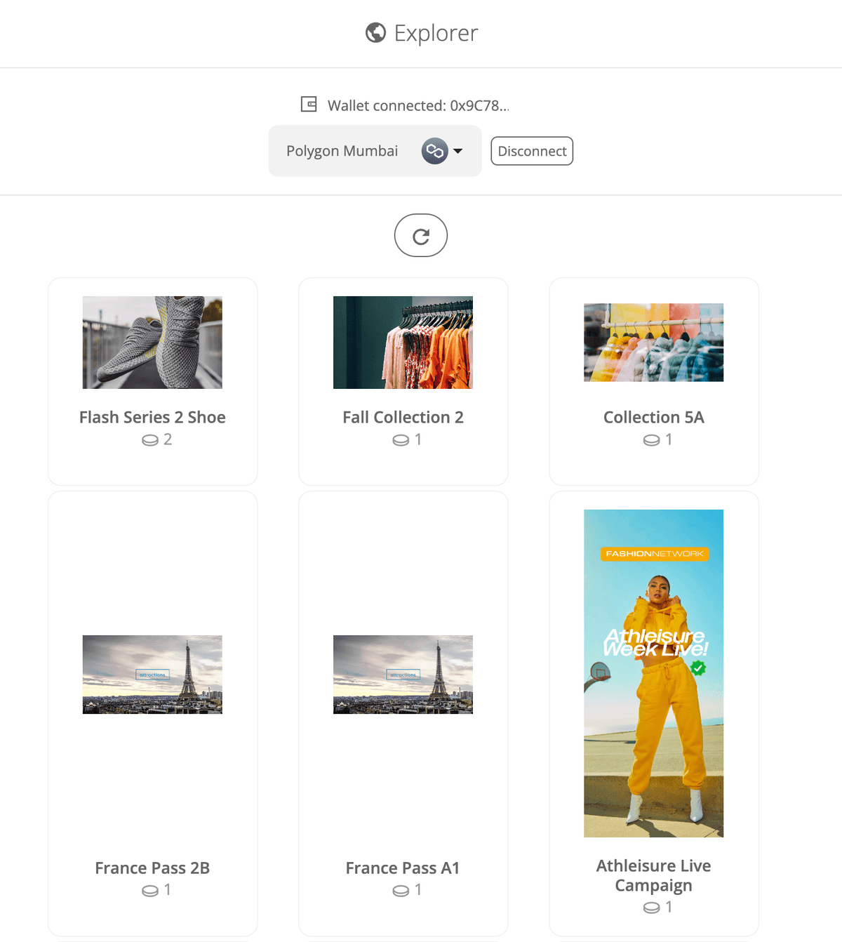 View blockchain DPP Data Events - PicoNext