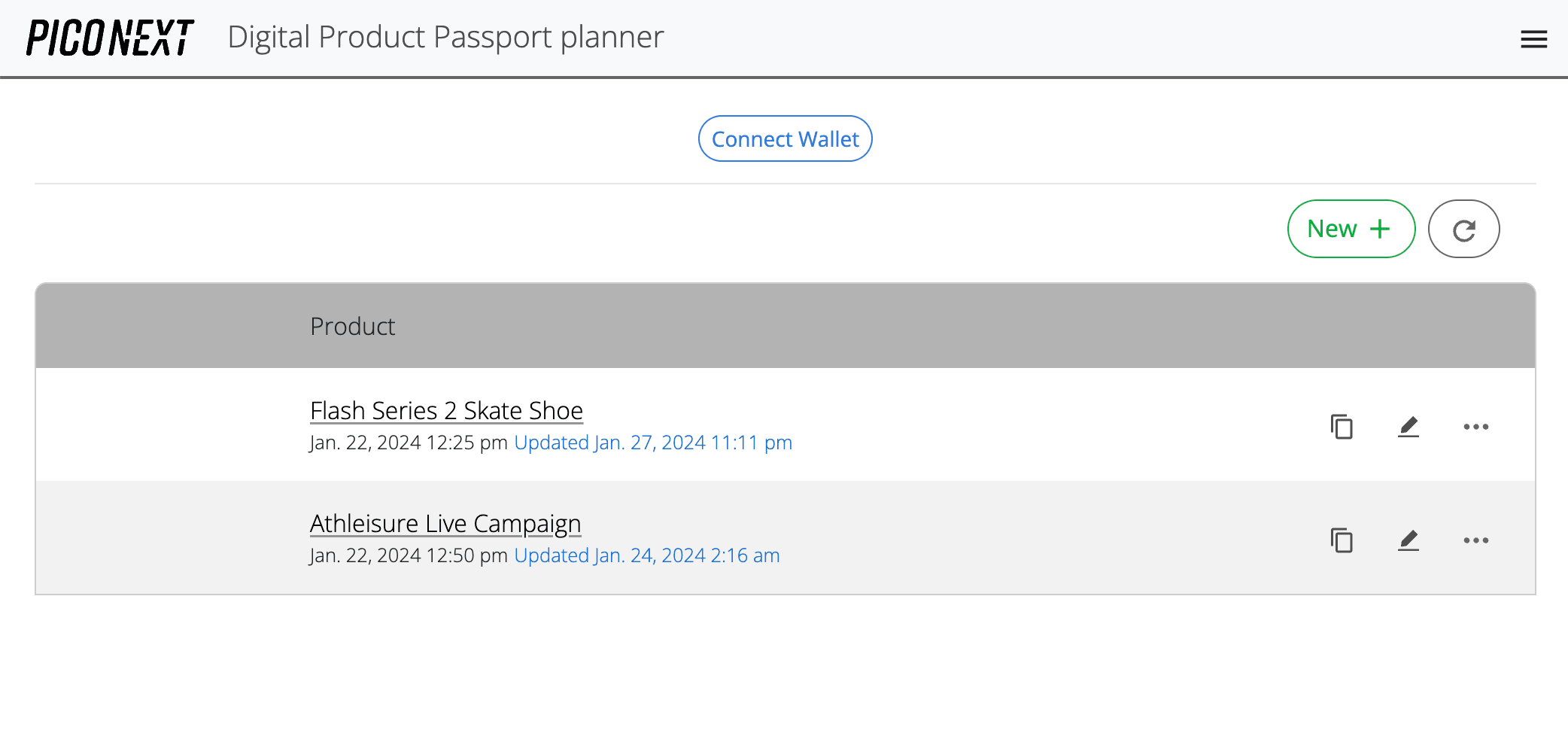 Overview: Creating a Blockchain DPP - PicoNext