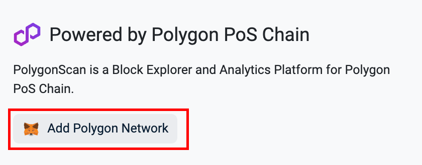 Adding Polygon networks to your Metamask wallet - PicoNext