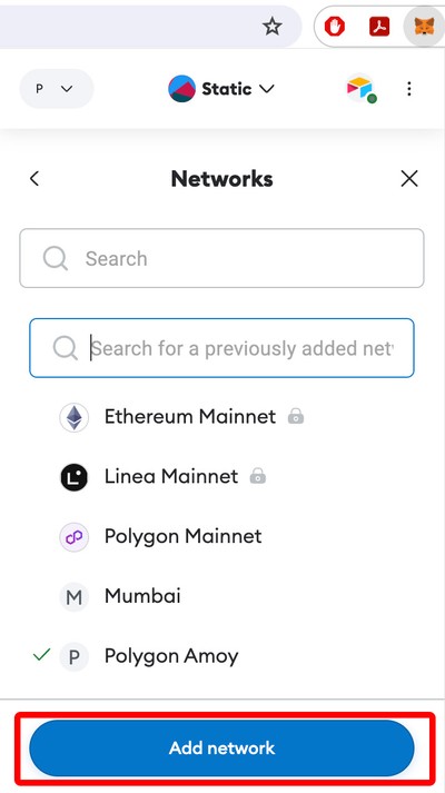 Adding Polygon networks to your Metamask wallet - PicoNext