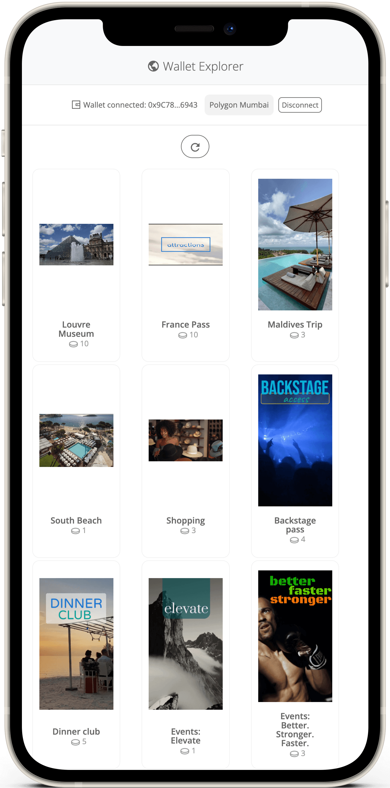 Redeem a loyalty reward using Token Explorer - PicoNext