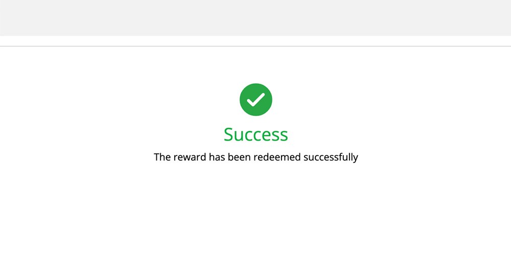 Redeem loyalty reward with QR code - PicoNext